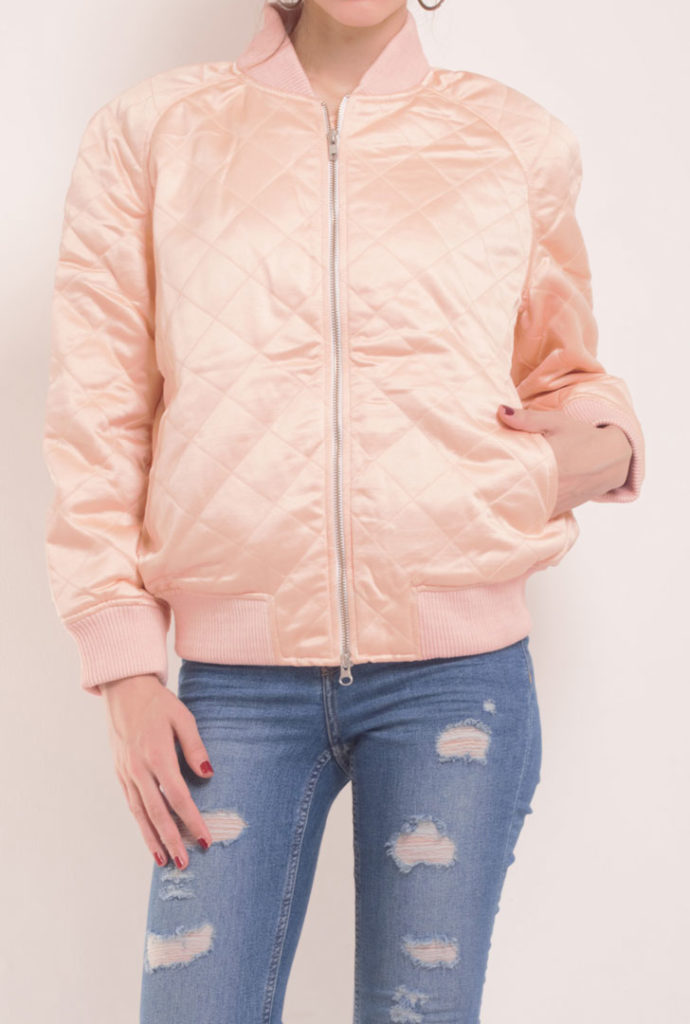 Quilted Power shoulder jacket – Prether