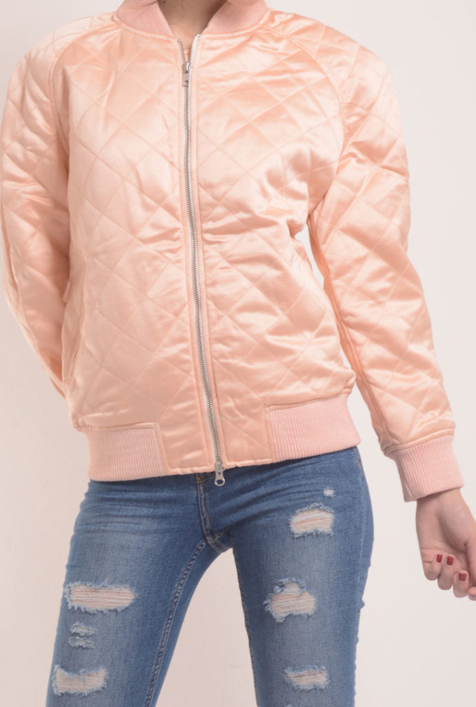 Quilted Power shoulder jacket - Prether
